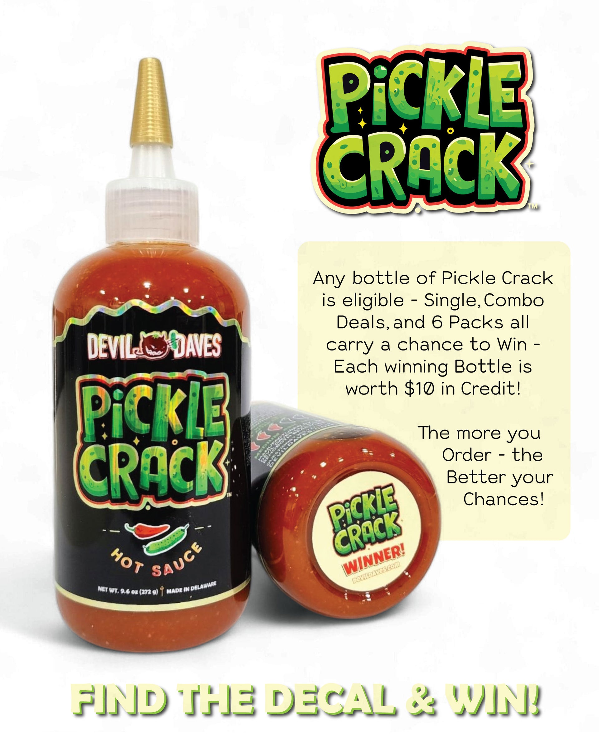 Dill Pickle Hot Sauce - Pickle Crack™ | 8.6 OZ – devildaves.com